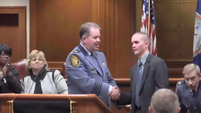 Suffolk honors officer who survived beating | 13newsnow.com