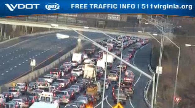 I-264 open after being blocked by downed power lines | 13newsnow.com