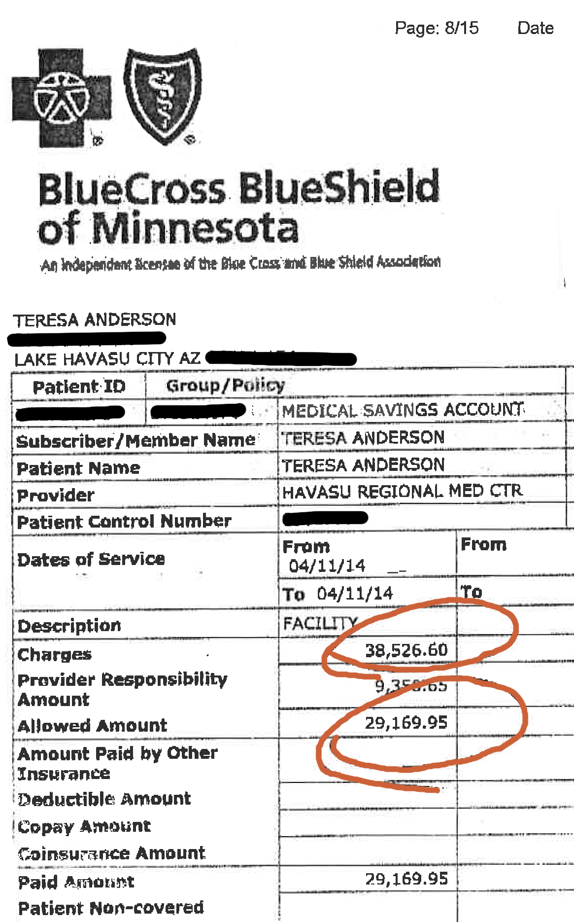 Arizona woman's outpatient surgery bill an eye-popping $38,000 ...