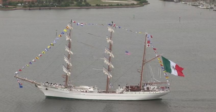 Mexican tall ship arrives in Norfolk, open for tours | 13newsnow.com