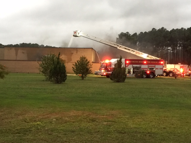 Fire on JEB Little Creek-Fort Story | 13newsnow.com