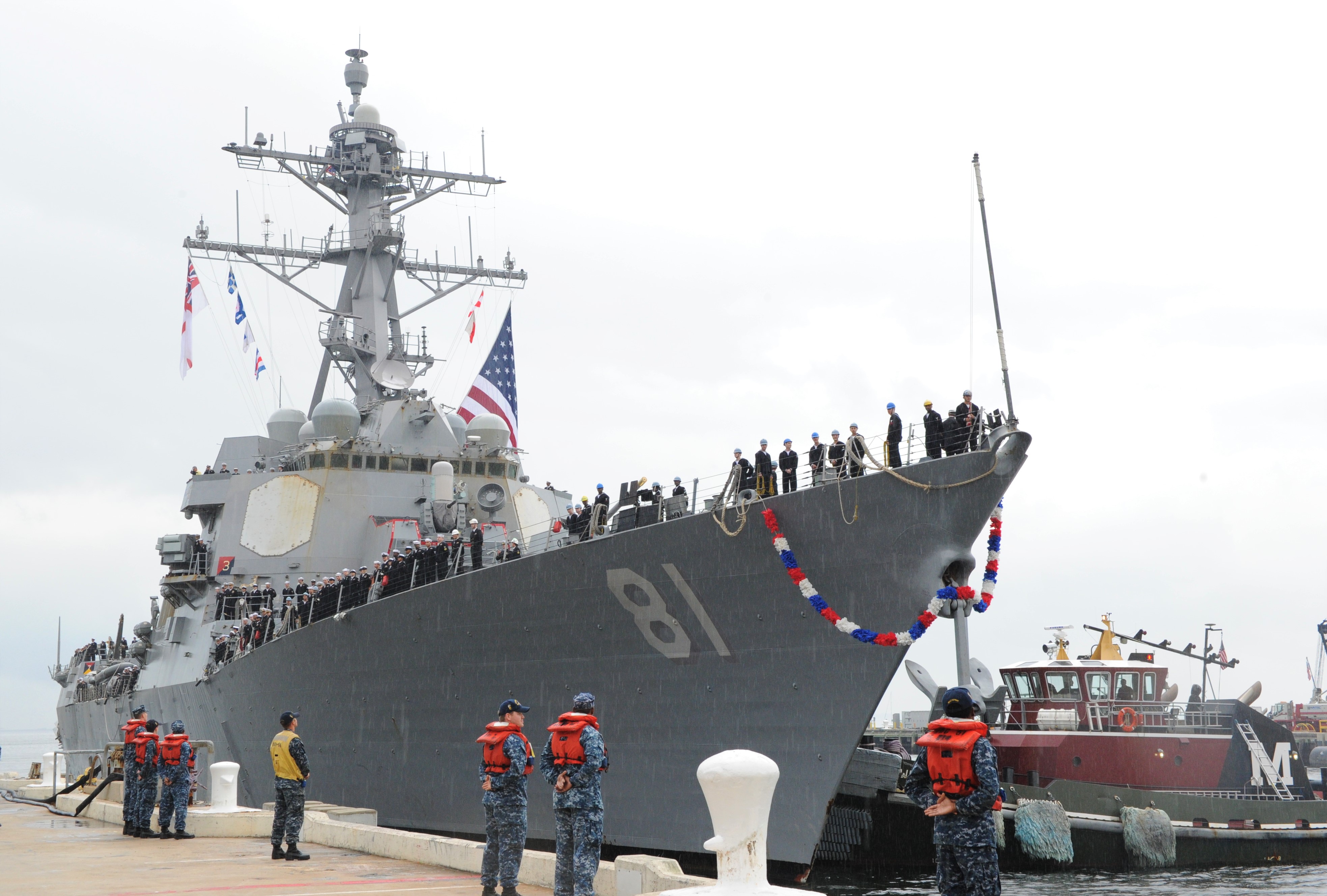 USS Winston S. Churchill, USS Forrest Sherman return from deployment ...