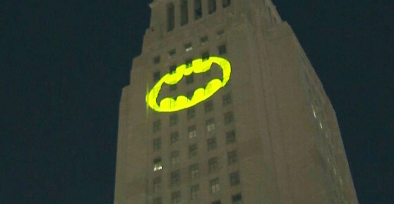 Bat-Signal shines for Adam West one more time | 13newsnow.com