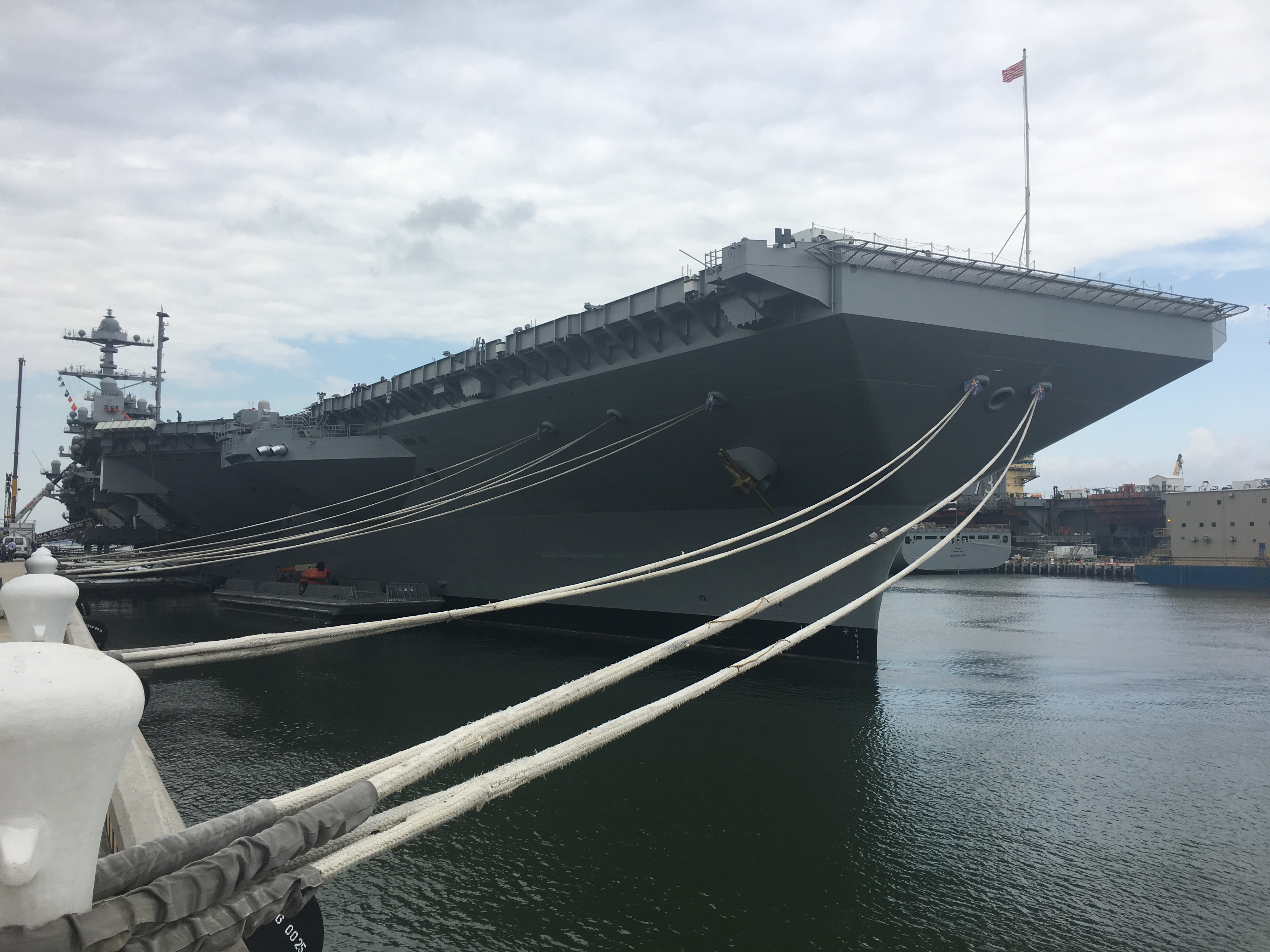 PHOTOS: Aboard the Gerald R. Ford aircraft carrier | 13newsnow.com