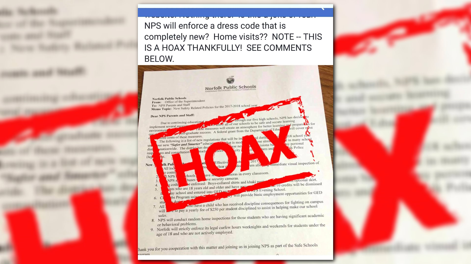 Fake memo about Norfolk Public Schools circulating on social media ...