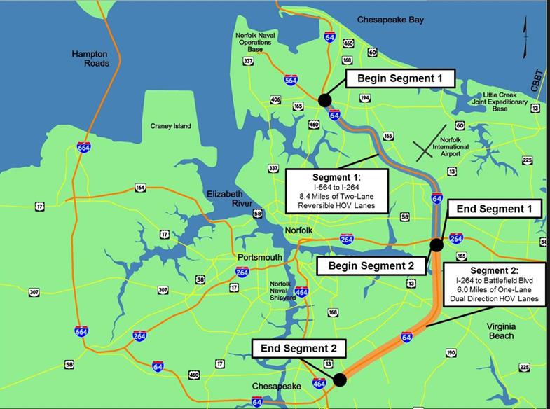 VDOT unveils new I-64 Express Lanes despite storm cleanup and bitter ...